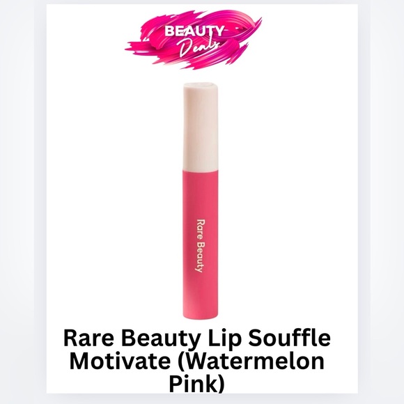 Rare Beauty | Makeup | Rare Beauty Lip Souffle In Motivate Watermelon ...